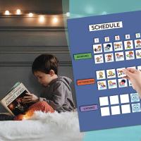 China Removable Dry Erase Sticky Daily Behaviour Reward Chart With Stickers Printable for sale