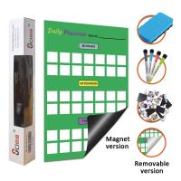 China Removable Dry Erase Sticky Daily Behaviour Reward Chart With Stickers Printable for sale