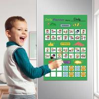 China Removable Dry Erase Sticky Daily Behaviour Reward Chart With Stickers Printable for sale
