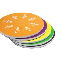 China Children Early Learning Magnetic Fraction Tiles Educational Magnetic Math Puzzle for sale