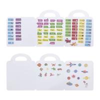 China Children Preschool Books Educational Early Learning Removable Sticker Book for sale