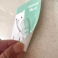 China Custom Printing Removable Hook Home Product Magnetic Sticky Hook for sale