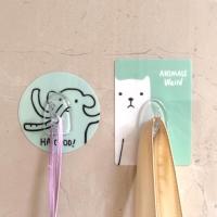 China Custom Printing Removable Hook Home Product Magnetic Sticky Hook for sale