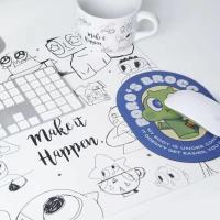 China Custom Printing Gift Souvenir Removable Anti Slip Mouse Pad for sale