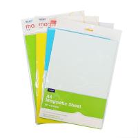 China Colorful Magnetic A4 Sheets Flexible Magnetic Dry Erase Sheet For School Home Office for sale