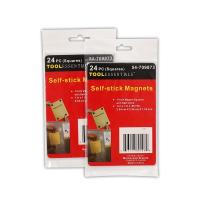 China Custom Size Black Adhesive Magnetic Sheet Precut Magnetic Adhesive Tape for sale
