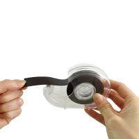 China Black Magnetic Tape Dispenser Thin Magnetic Strips Self Adhesive Magnetic Sheet for sale