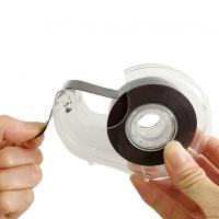 China Black Magnetic Tape Dispenser Thin Magnetic Strips Self Adhesive Magnetic Sheet for sale