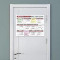 China Double Sides Sticky Display Board Removable Glue Calendar Memo Board for sale