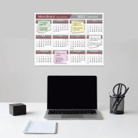 China Double Sides Sticky Display Board Removable Glue Calendar Memo Board for sale