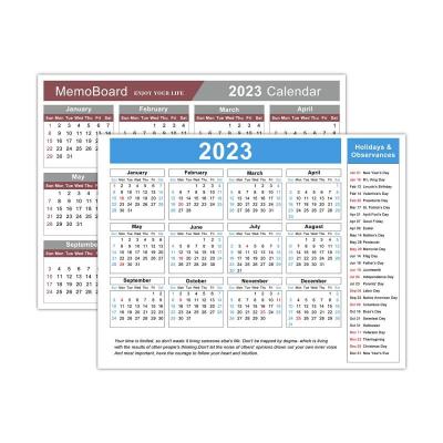 China Double Sides Sticky Display Board Removable Glue Calendar Memo Board for sale