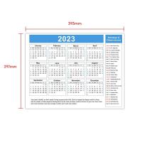 China Double Sides Sticky Display Board Removable Glue Calendar Memo Board for sale