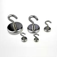 China Multi Purpose Coating Extra Strong Magnetic Hooks Neodymium Magnets Hook for sale