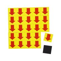 China Custom Size Magnetic Arrows For Whiteboard Flexible Waterproof Durable for sale
