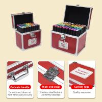 China Double Headed Color Marker Set 80 Colors Kids Painting Set For School Home for sale