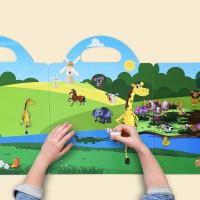 China Removable Toddler Sticker Books Educational Learning Toys Children Sticker Book for sale