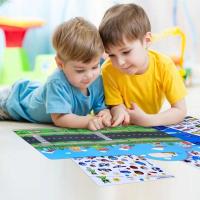 China Removable Toddler Sticker Books Educational Learning Toys Children Sticker Book for sale