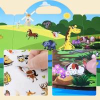 China Removable Toddler Sticker Books Educational Learning Toys Children Sticker Book for sale