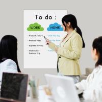 China UCI White Gloss Double Sides Static Whiteboard Sheet In Roll Dry Erase for sale