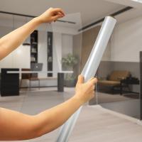 China Clear Adhesive Free Sticky Static Whiteboard Sheet In Roll For Office Use for sale