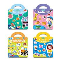 China Colorful Children'S Reusable Sticker Book To Enhance Creativity Imagination for sale
