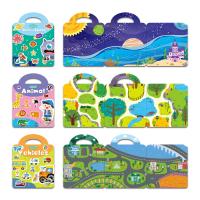 China SGS Children'S Creative Sticker Book OffSet Printing For Education for sale