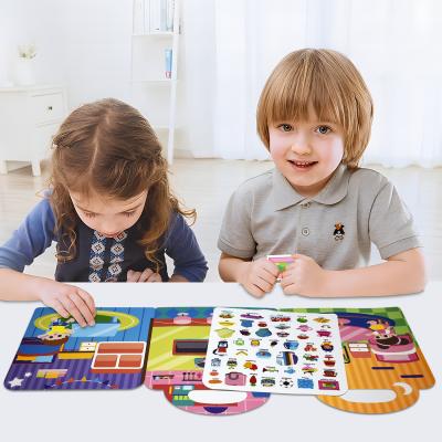 China SGS Children'S Creative Sticker Book OffSet Printing For Education for sale