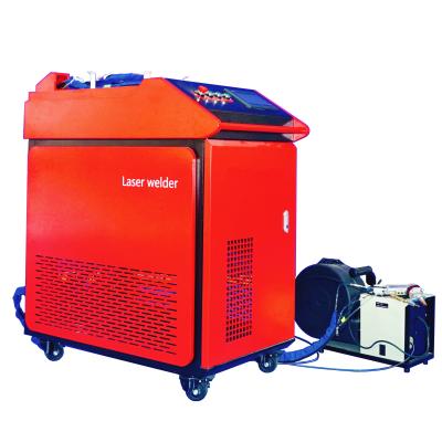 China Cypcut Control System Handheld Laser Welder for Portable Fiber Welding at 1080nm Wavelength for sale