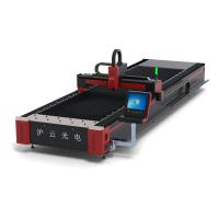 China 7000 KG Weight HIWIN Guiderail 18x18 50w CNC Fiber Laser Cutting Machine in Jinan 1530 for sale