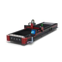 China 7000 KG Weight HIWIN Guiderail 18x18 50w CNC Fiber Laser Cutting Machine in Jinan 1530 for sale