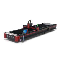 China 7000 KG Weight HIWIN Guiderail 18x18 50w CNC Fiber Laser Cutting Machine in Jinan 1530 for sale