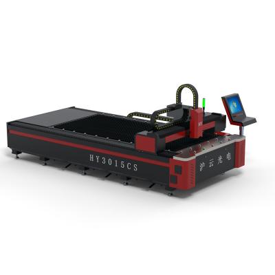 China Metal Sheet Fiber Laser Cutting Machine 1000W 1500W 2000W 3000W Single Table Design for sale