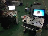 China Cypcut Control System 30W Split Fiber Laser Marking Machine for Engraving Metal Jewelry for sale