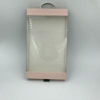 China Paperboard Packaging Box Lock Bottom With PVC Window And Hanger for sale