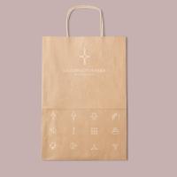 China Customized Art Paper Bag Providing Superior Print Compatibility And Artistic Expression Perfect For Creative Industries for sale