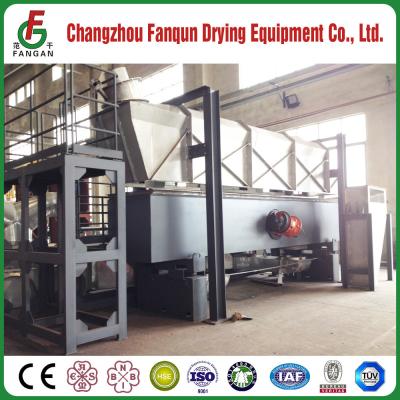 China Granule Powder Vibration Fluid Bed Dryer 3.7x2KW Single Layer for sale