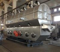 China Granule Powder Vibration Fluid Bed Dryer 3.7x2KW Single Layer for sale