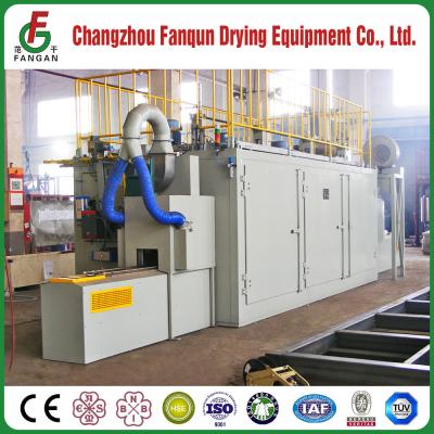 China Penetration Flow Conveyo Belt Drying Equipment 70cm/Min Metal Parts Drying for sale