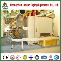 China Metal Parts Industrial Belt Dryer Cross Flow 0.8m Belt Width for sale