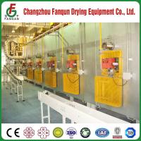 China Metal Parts Industrial Belt Dryer Cross Flow 0.8m Belt Width for sale