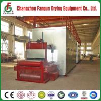 China Metal Parts Industrial Belt Dryer Cross Flow 0.8m Belt Width for sale