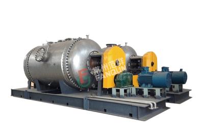 China ASME Vacuum Horizontal Disc Dryer 110L Large Volume 50TPD for sale