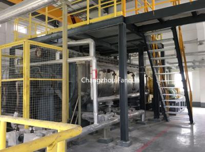 China CE ASME 60m2 Paddle Dryer For Sludge Automatic Hot Oil Heating for sale