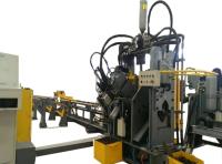 China Automatic High Speed CNC Punching, Marking And Shearing Line For Angles Steel Fabrication for sale