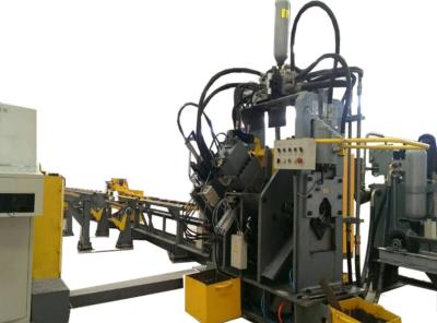 China Automatic High Speed CNC Punching, Marking And Shearing Line For Angles Steel Fabrication for sale