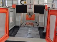 China CNC Gantry Flange Plate Milling Drilling Machine PHD1010 1000x1000mm BT40 11kW for sale