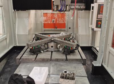 China CNC Gantry Flange Plate Milling Drilling Machine PHD1010 1000x1000mm BT40 11kW for sale