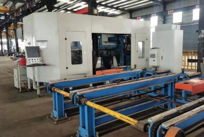 China Disc Typing CNC 3D Beam Drilling Sawing Marking Machine 3 Spindles Beams Drill Line for sale