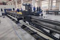 China Disc Typing CNC 3D Beam Drilling Sawing Marking Machine 3 Spindles Beams Drill Line for sale