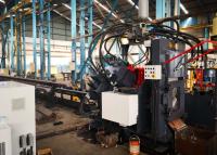 China Automatic CNC Angle Punching Marking Shearing Line Servo Feeding 160x160x16mm for sale